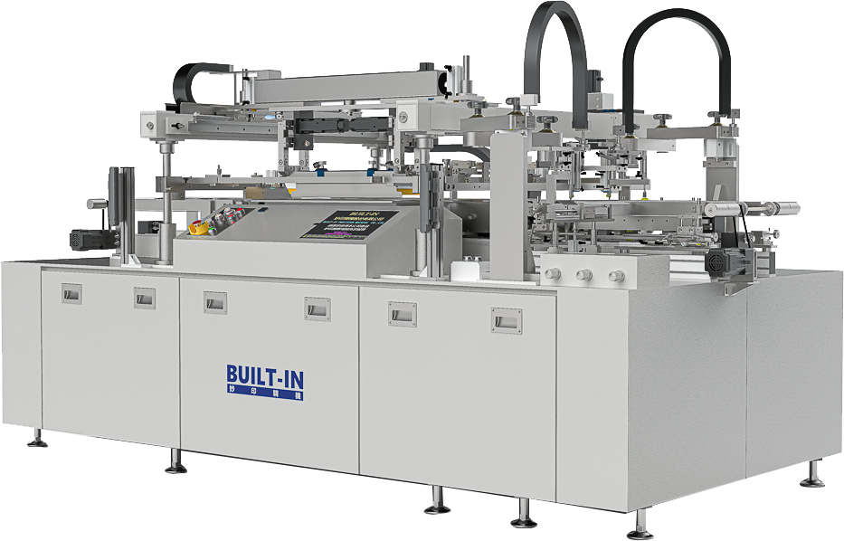 Automatic screen printer, capacity of 6 to 8 pieces per minute - BUILT-IN